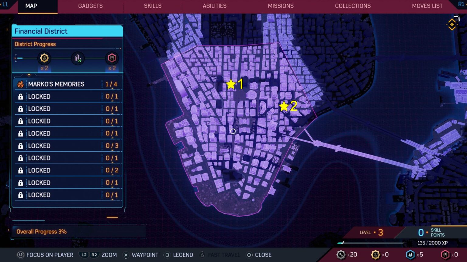 Financial District Spider-Bot Locations - Spider-Man 2