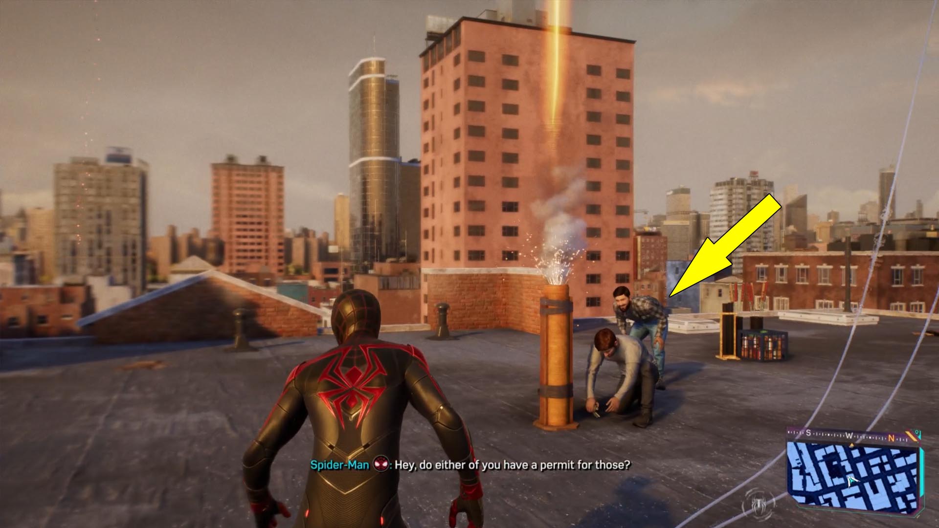 Rooftop Fireworks Boxes Locations Guide - Spider-Man 2