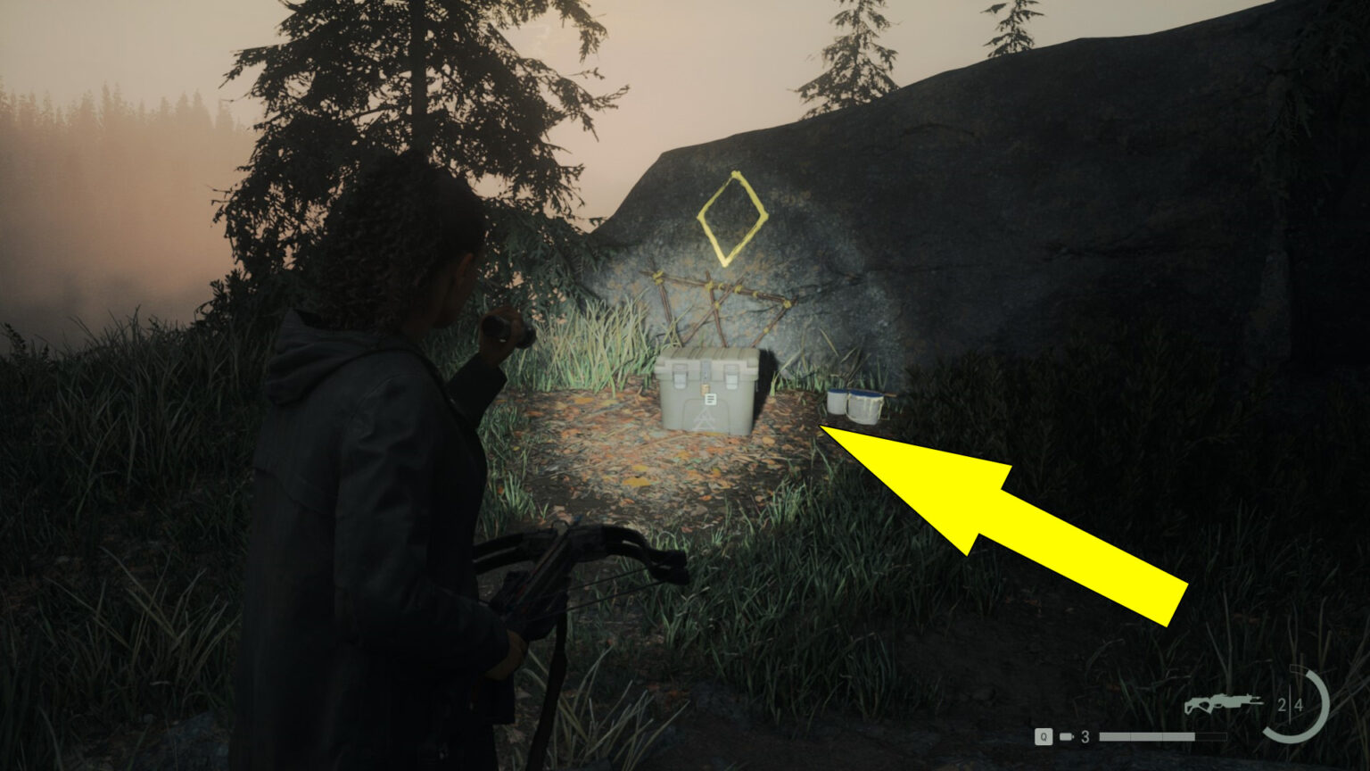 Watery Lighthouse Cult Stash Symbols Code Lock - Alan Wake 2