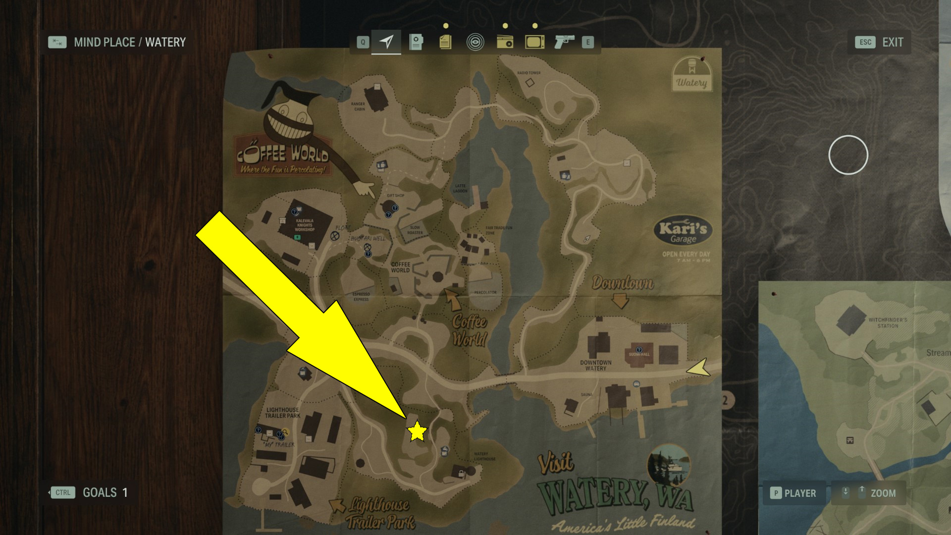 Watery Lighthouse Cult Stash Symbols Code Lock - Alan Wake 2