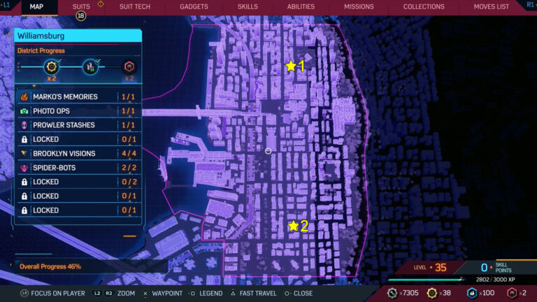 Williamsburg Spider-Bot Locations Guide - Spider-Man 2