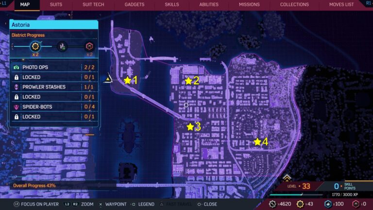Astoria Spider-Bot Locations Guide - Spider-Man 2