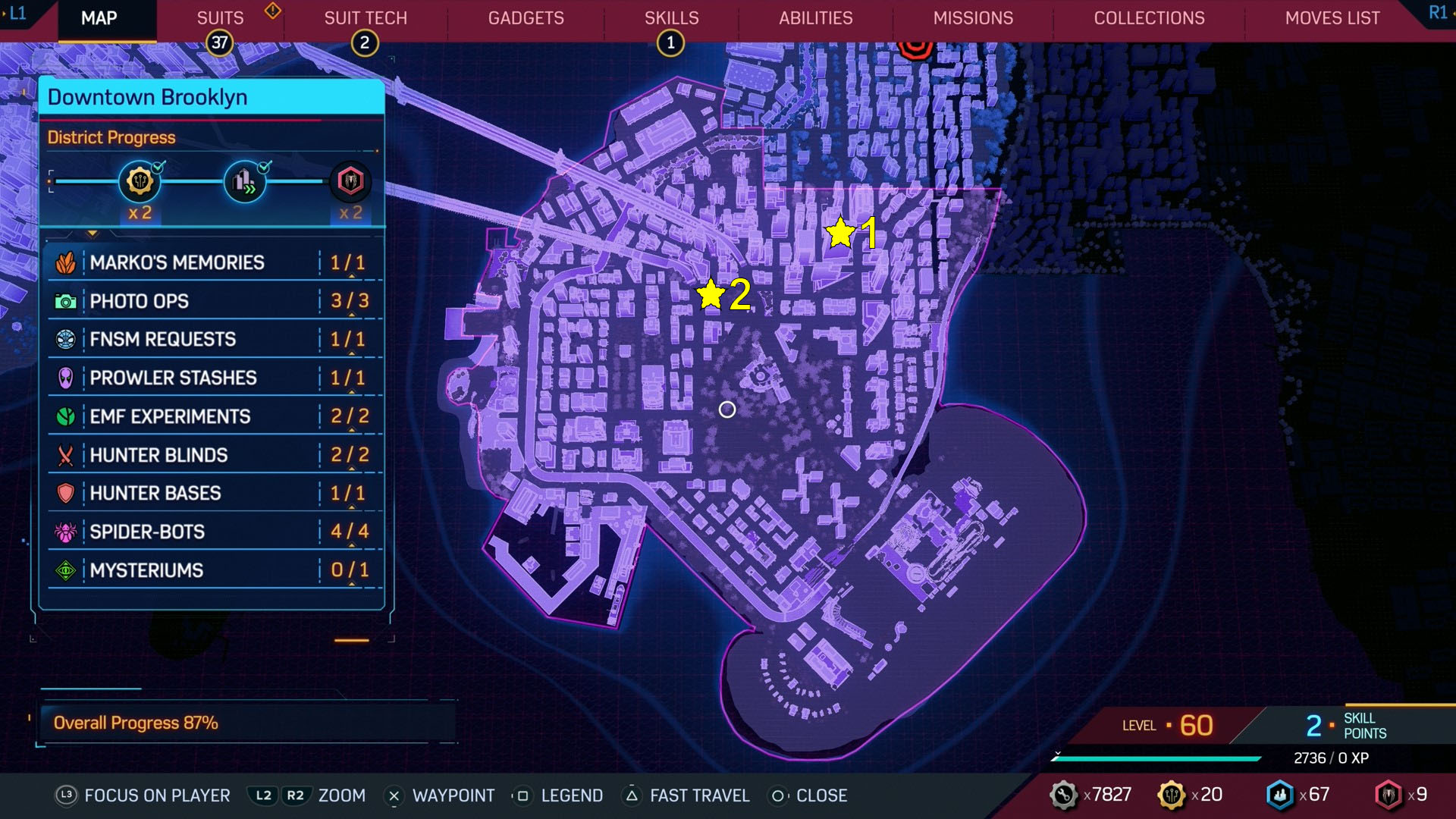 Downtown Brooklyn Hunter Blind Locations - Spider-Man 2