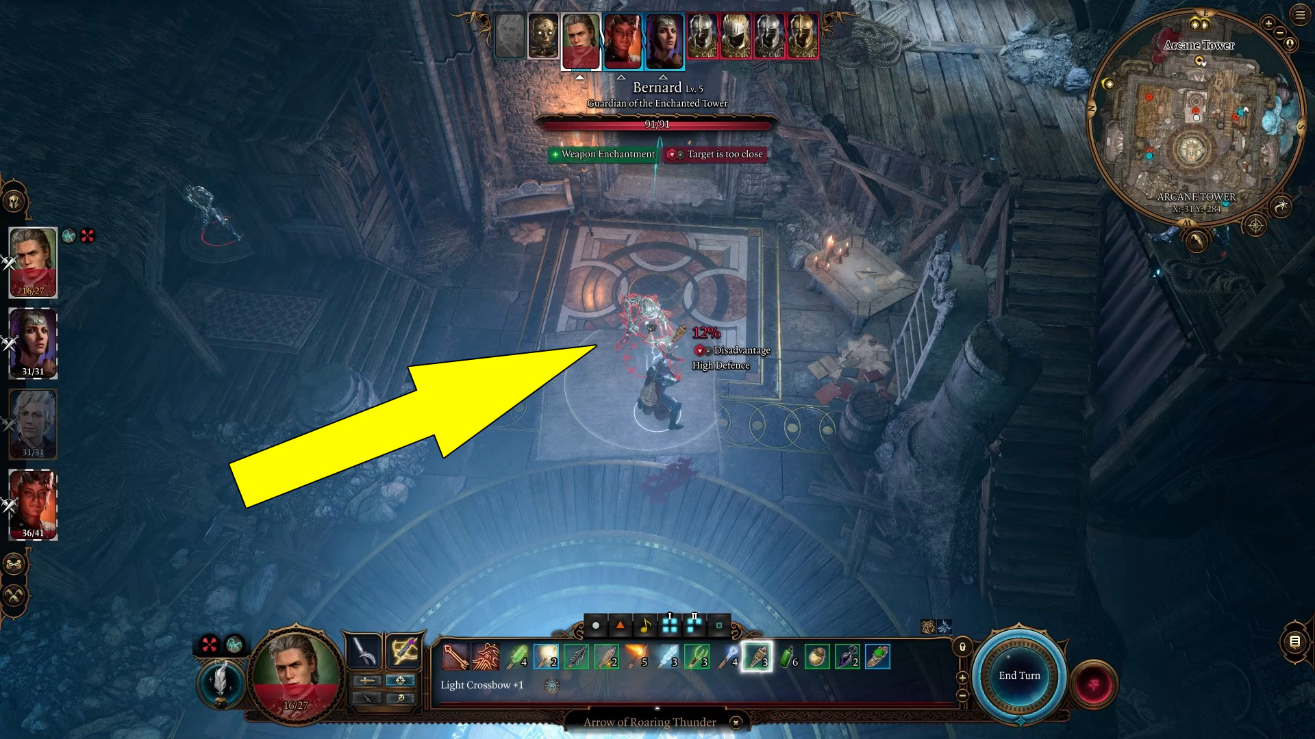 Arcane Tower Bernard Answers and Loot - Baldur's Gate 3