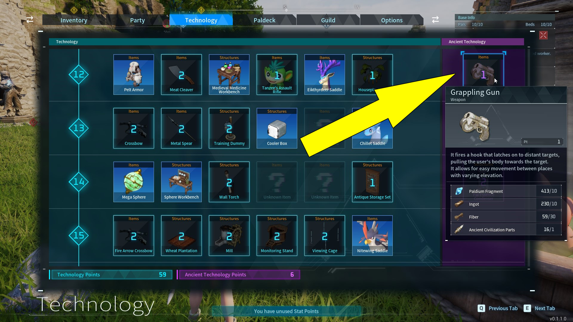 Palworld Grappling Gun: How To Craft And Use The Weapon