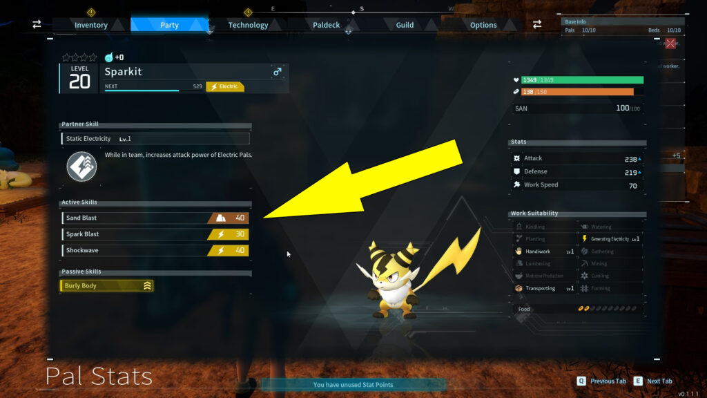 Palworld Active Skills: How To Teach Pals New Combat Moves