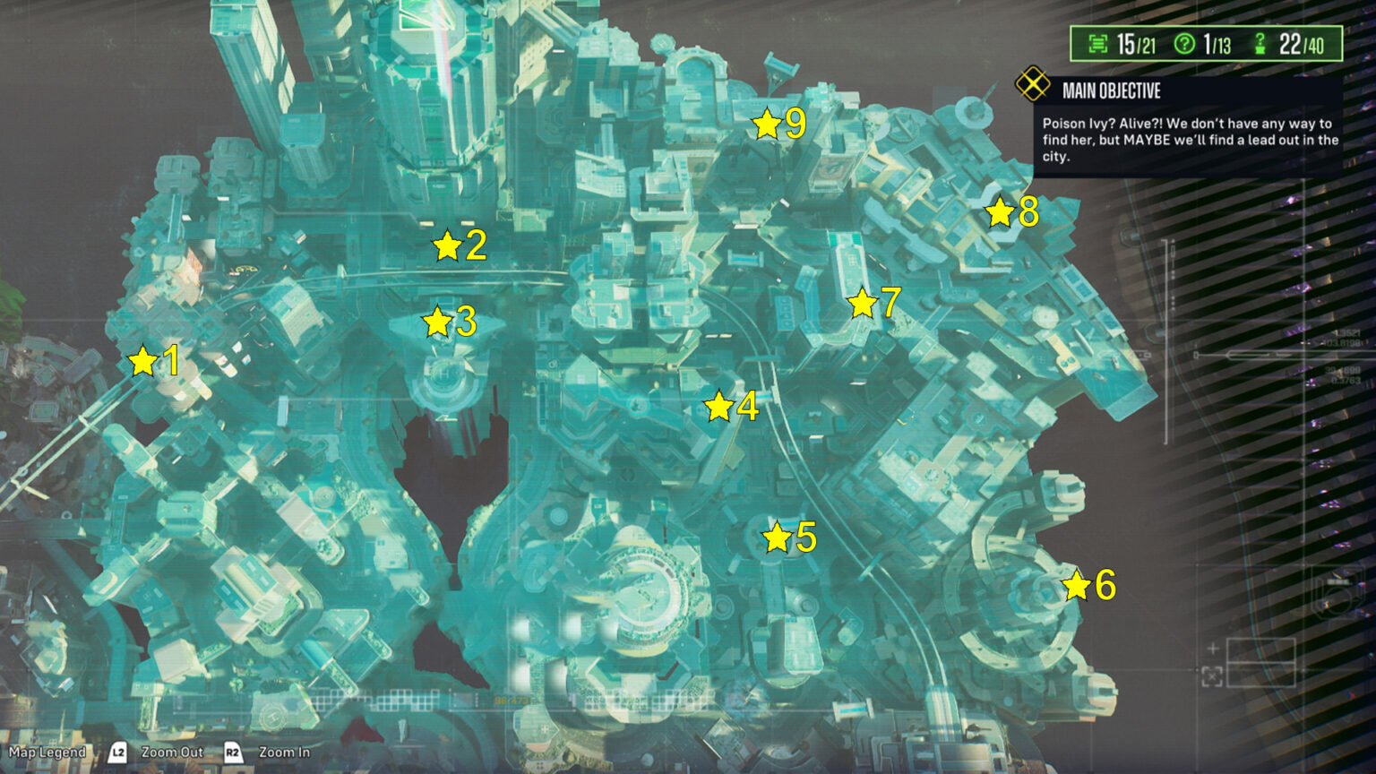 Central Business District Riddler Trophy Locations - Suicide Squad